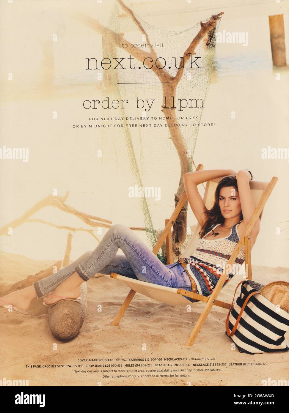 Next fashion magazine advert* hi-res stock photography and images - Alamy