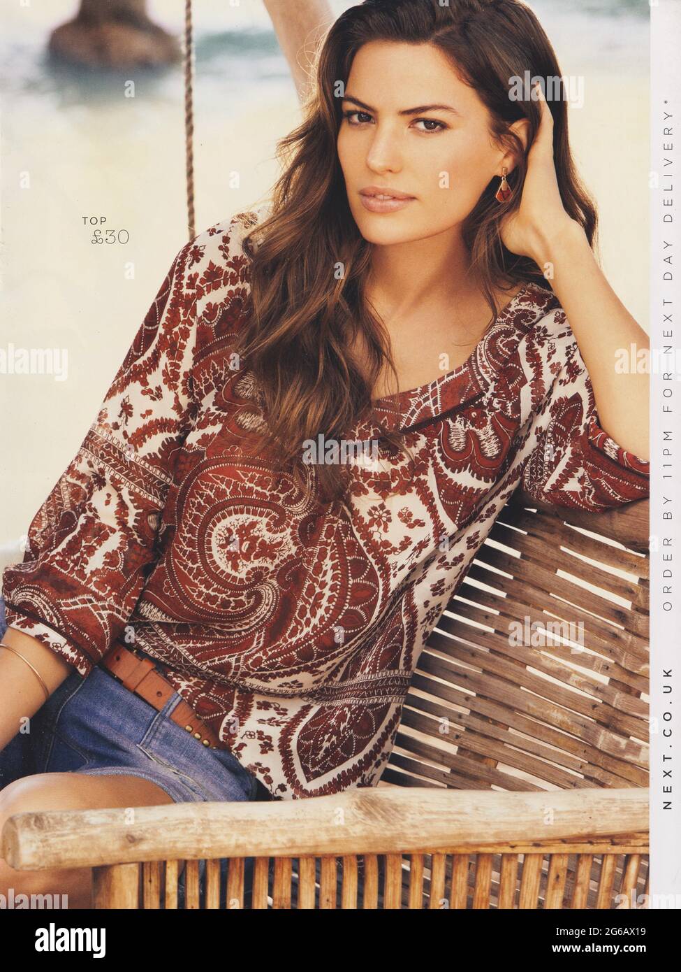 poster advertising Next fashion house in paper magazine from 2015 year ...