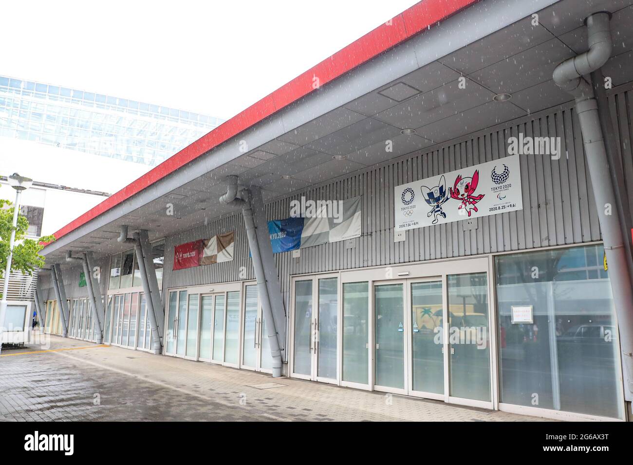JULY 2, 2021 : General view of the Tokyo Sports Square in Tokyo, Japan ...