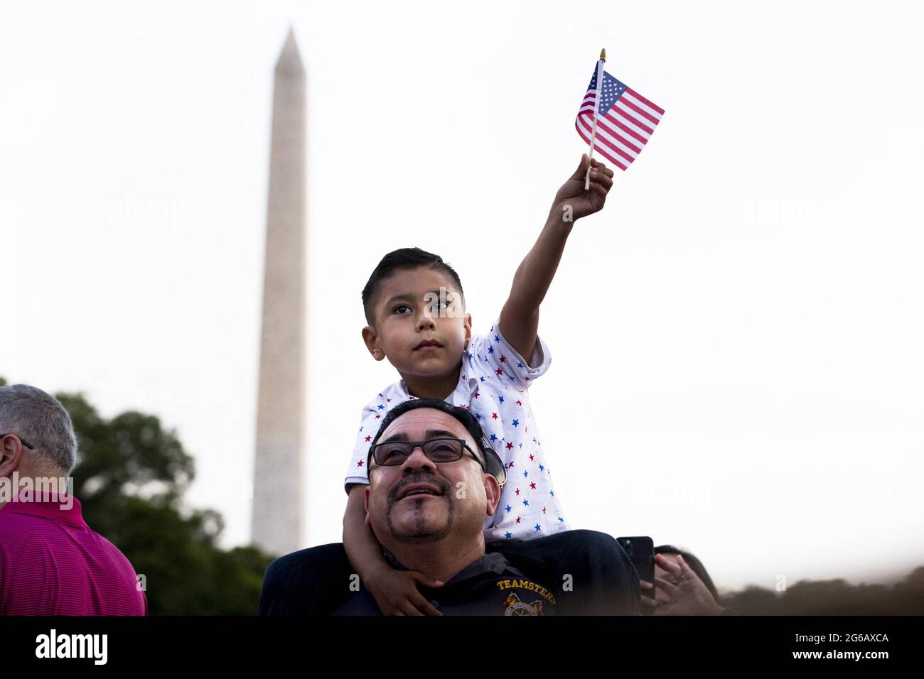 Gilbert Rodriguez, age six of Long Beach, California; holds the US ...