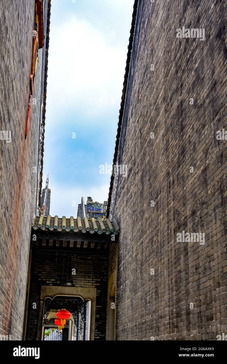 Chen Clan Ancestral House, Guangzhou, China, the exquisitely carved ...