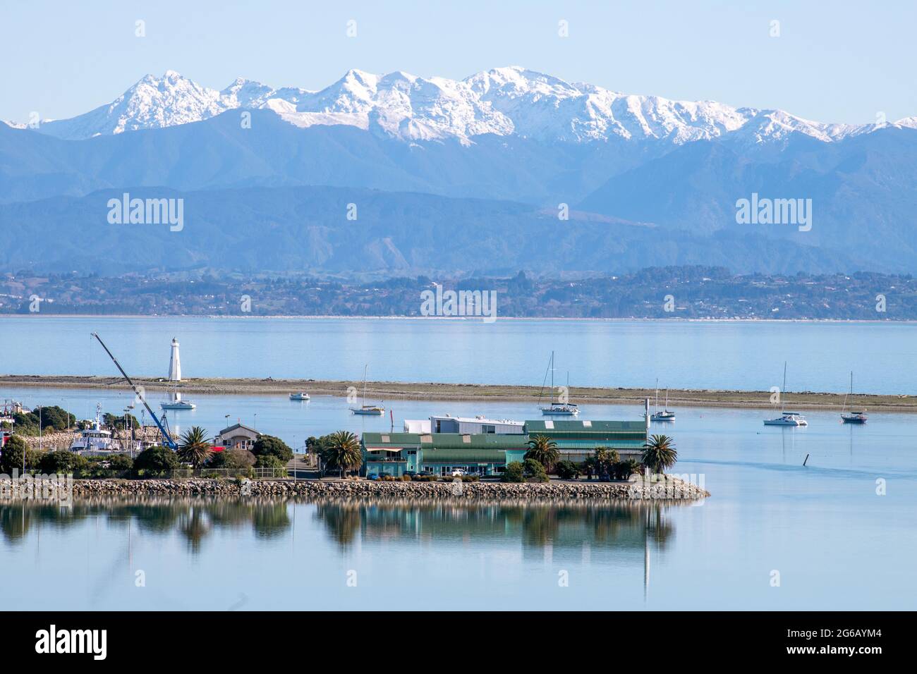 Port Nelson, New Zealand Stock Photo - Alamy