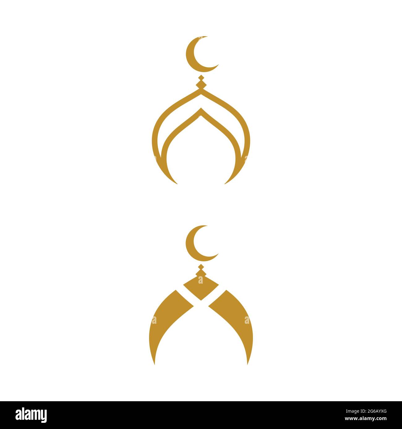 Mosque symbol icon vector Illustration design template Stock Vector ...