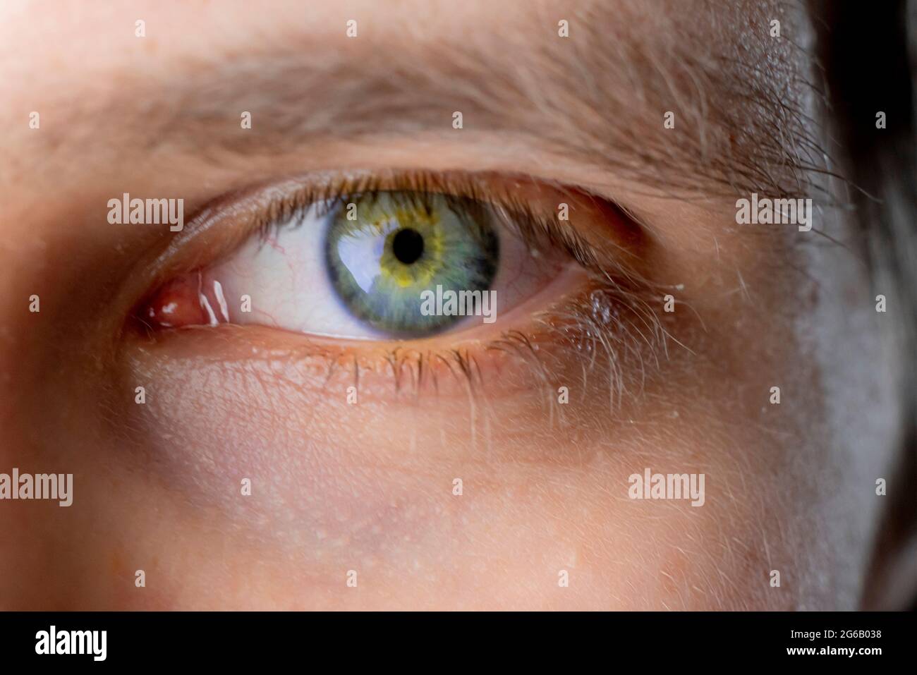 Grunge angry eye hi-res stock photography and images - Alamy