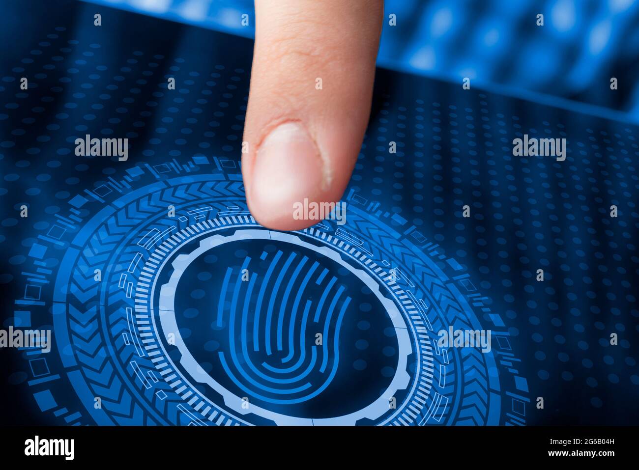 Mobile identity scanner identification information hi-res stock ...