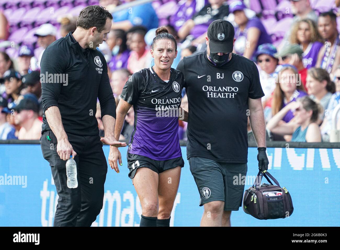 Orlando, Florida, USA, July 4, 2021, Orlando Pride Defender Ali Krieger ...