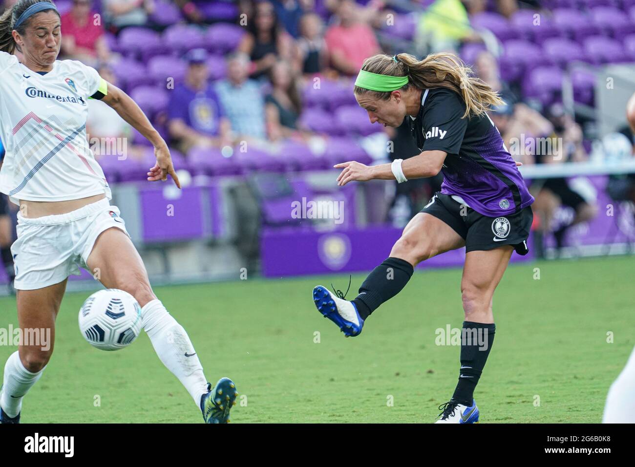 Orlando, Florida, USA, July 4, 2021, Orlando Pride Forward Crystal ...
