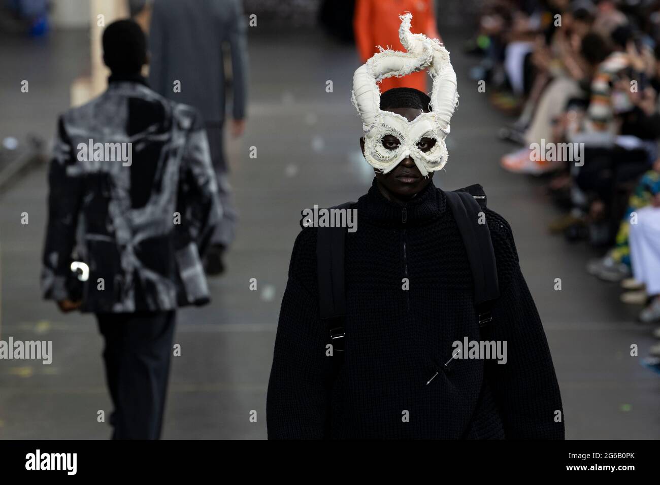 Paris, France. 04th July, 2021. OFF-WHITE Fall Winter 2021 collection ...
