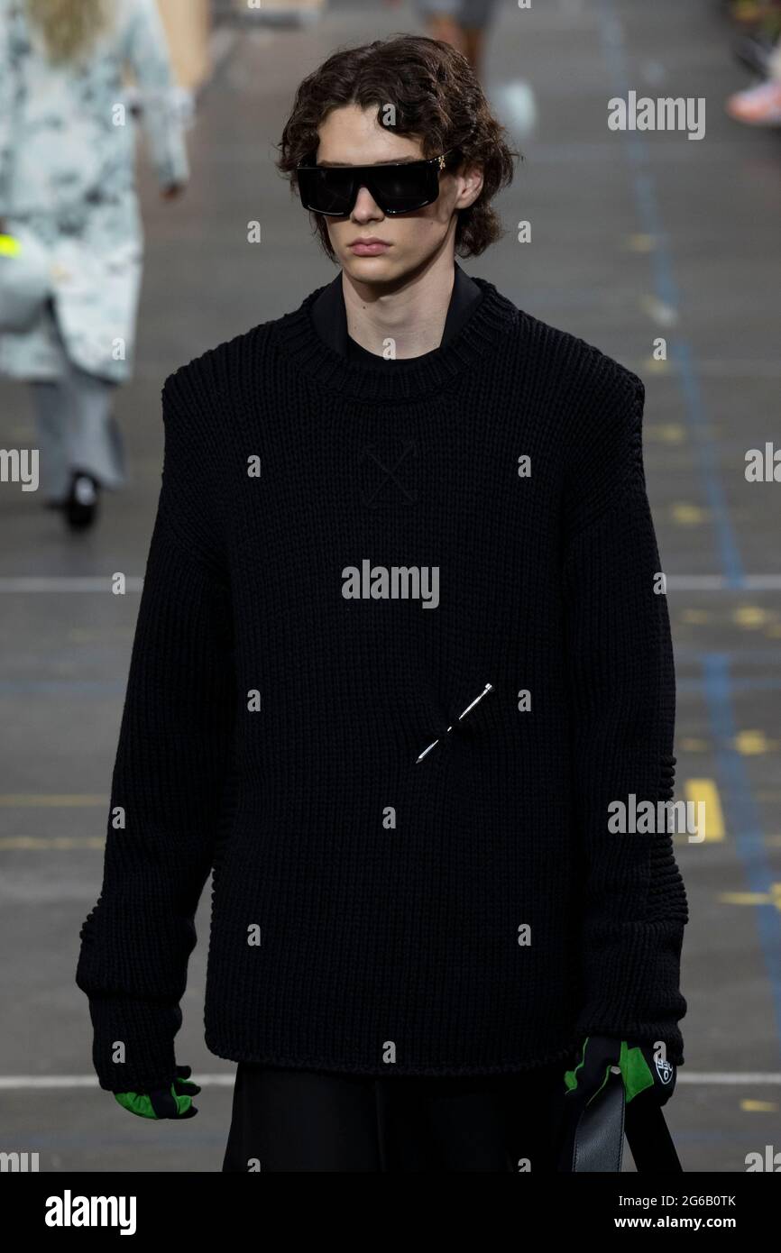 Paris, France. 04th July, 2021. OFF-WHITE Fall Winter 2021 collection ...