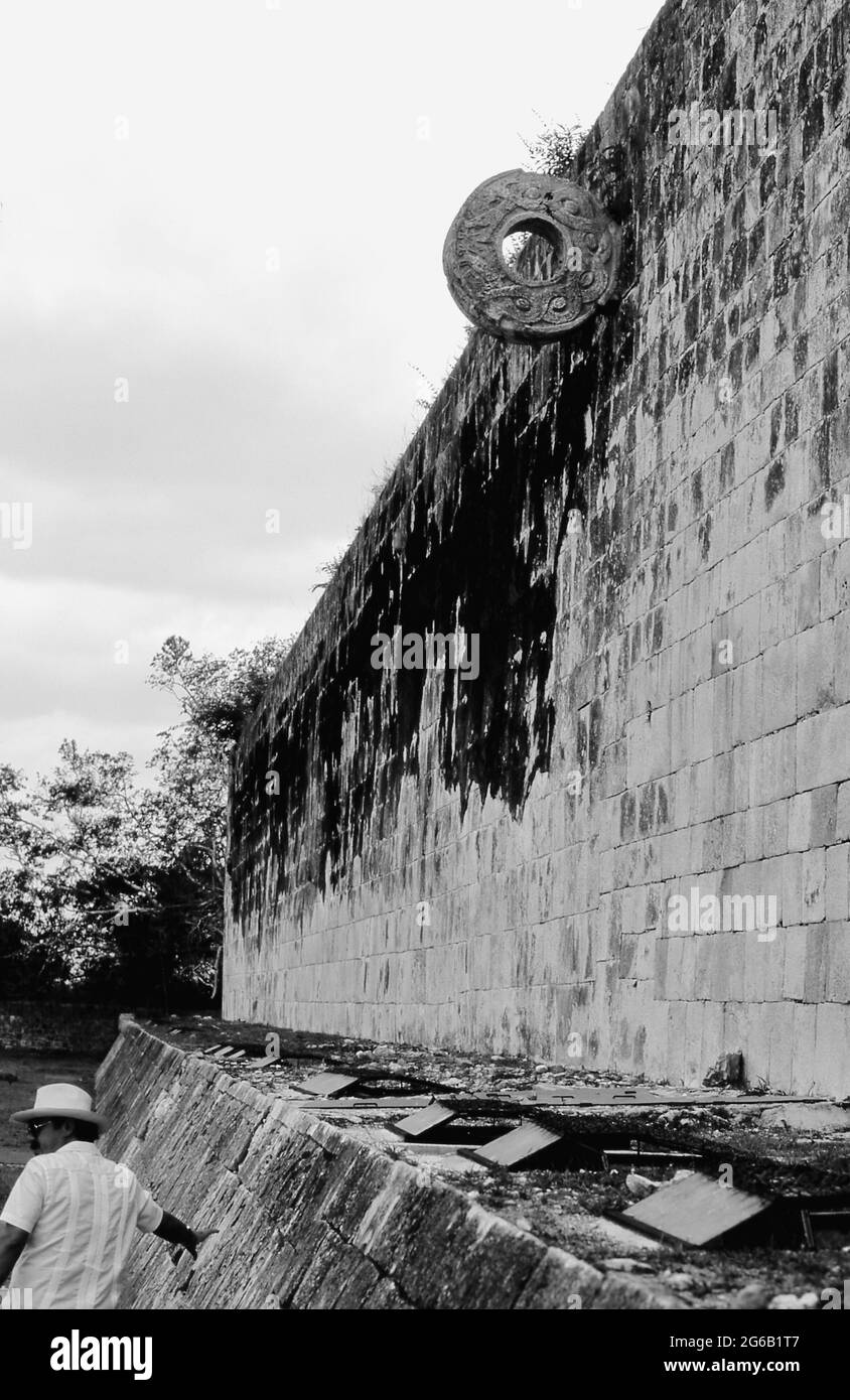 The Ball Game Court at Chichen Itza is one of the key archaeological ...