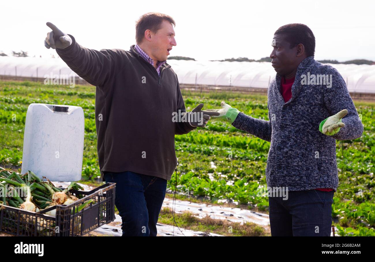 Farmers meeting field hi-res stock photography and images - Alamy