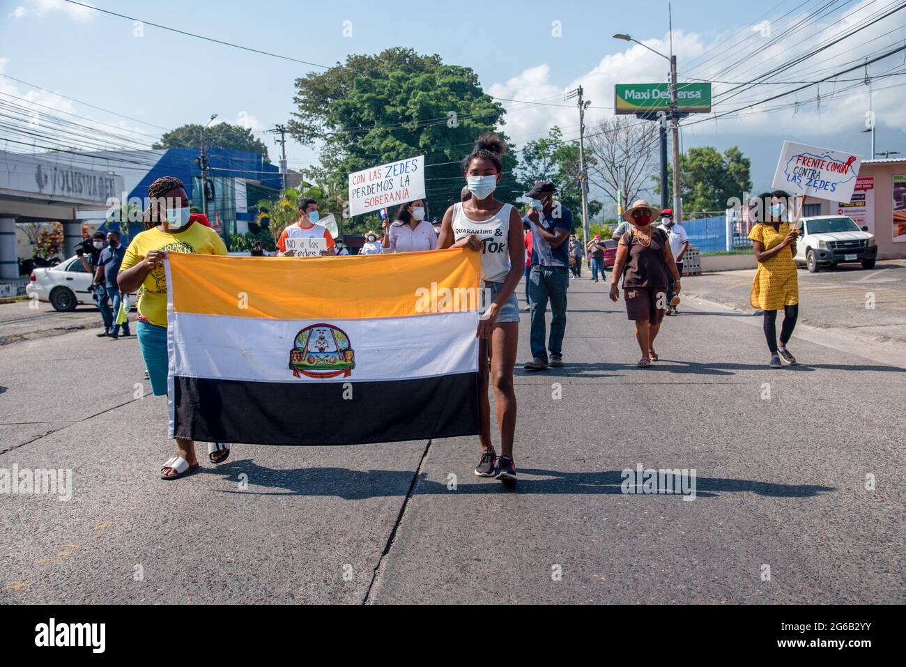Flag of garifuna hi-res stock photography and images - Alamy
