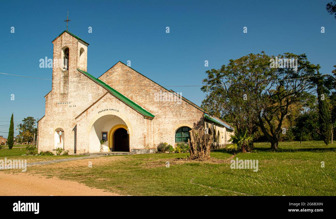 Countryside church in Uruguay Stock Photo - Alamy