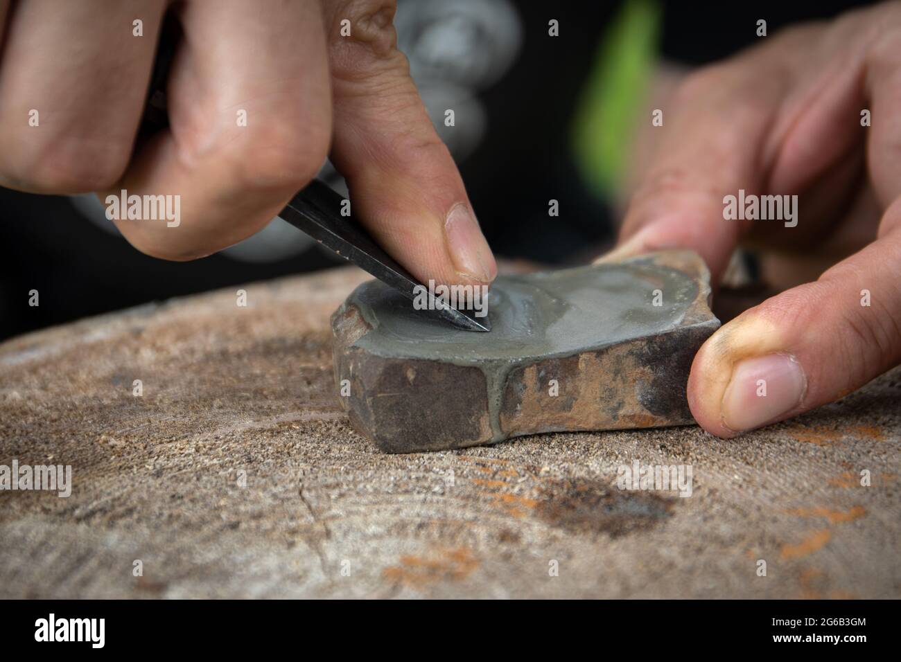 Stone hand grinding tools hi-res stock photography and images - Alamy