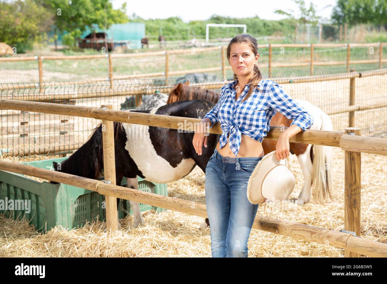 Farmer breeding animals farmland hi-res stock photography and images ...