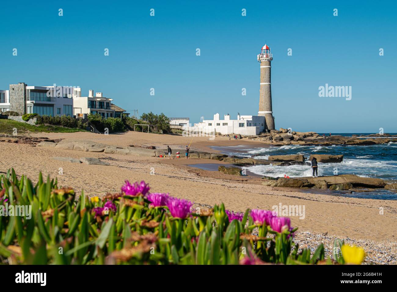 Jose Ignacio lighthouse in Maldonado, Uruguay Stock Photo - Alamy