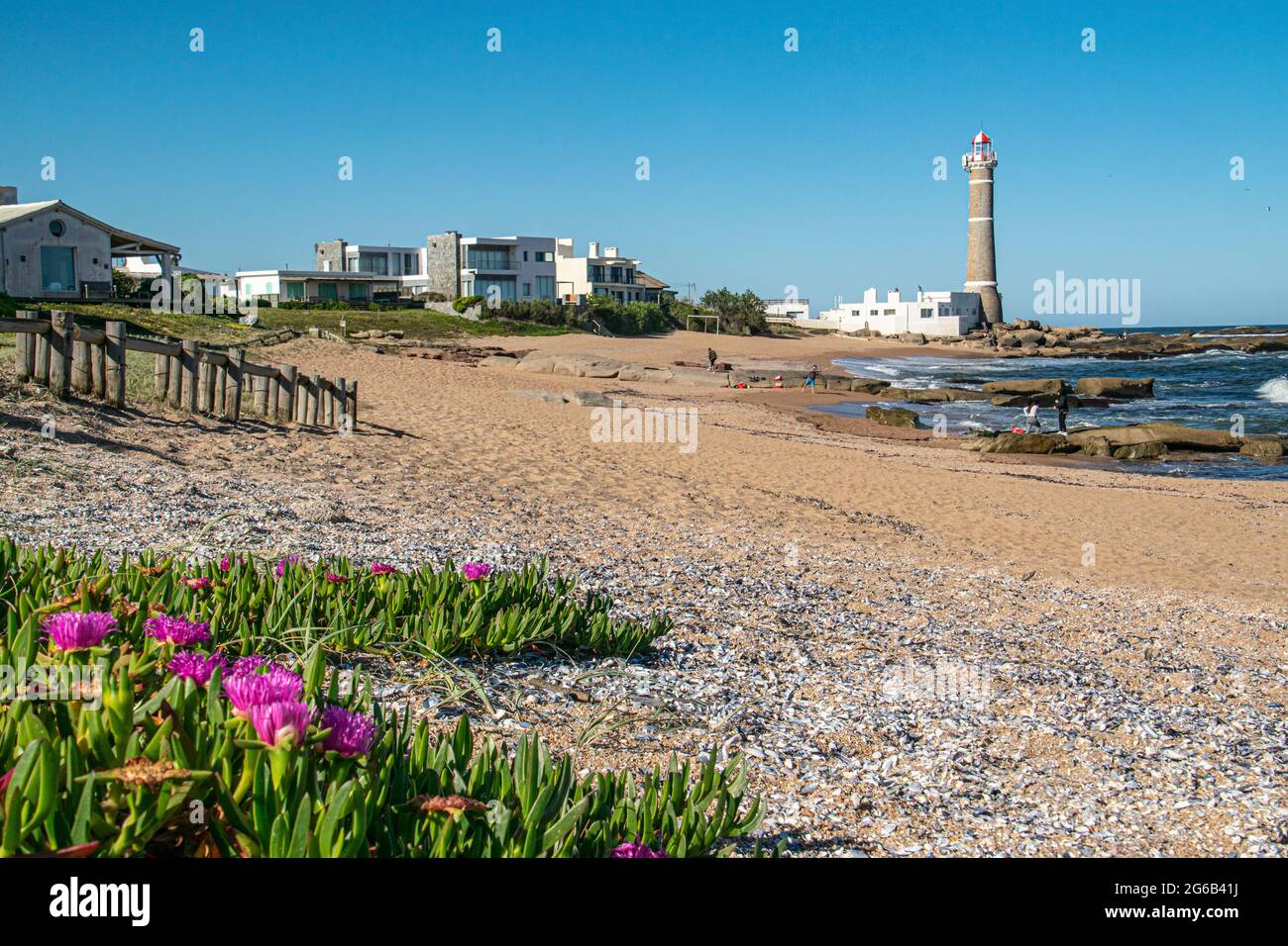 Jose Ignacio lighthouse in Maldonado, Uruguay Stock Photo - Alamy