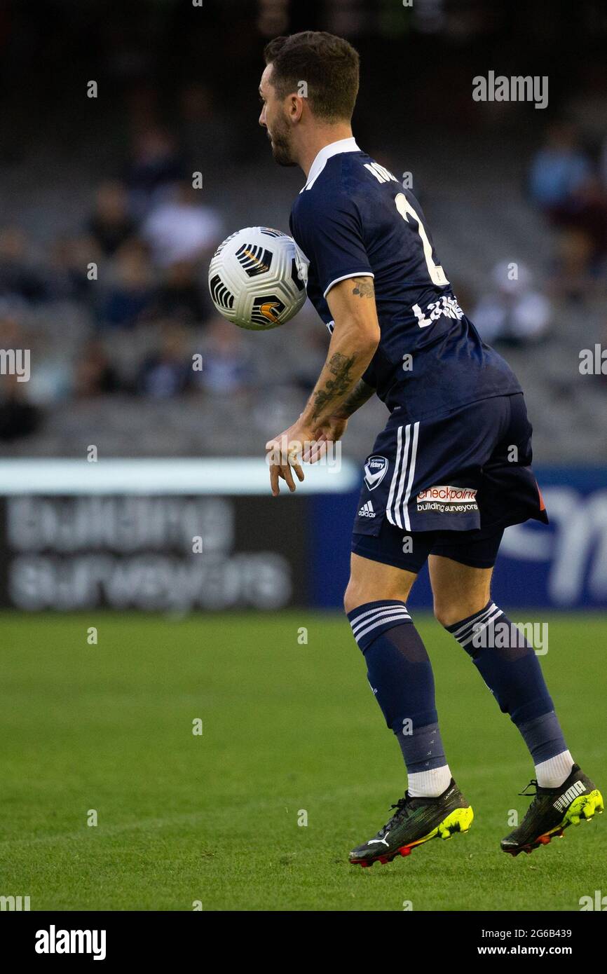 MELBOURNE, AUSTRALIA - MARCH 6: Jacob Brimmer of Melbourne Victory ...