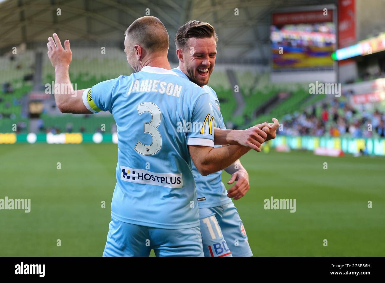 MELBOURNE, AUSTRALIA - MAY 9: Scott Jamieson of Melbourne City and ...