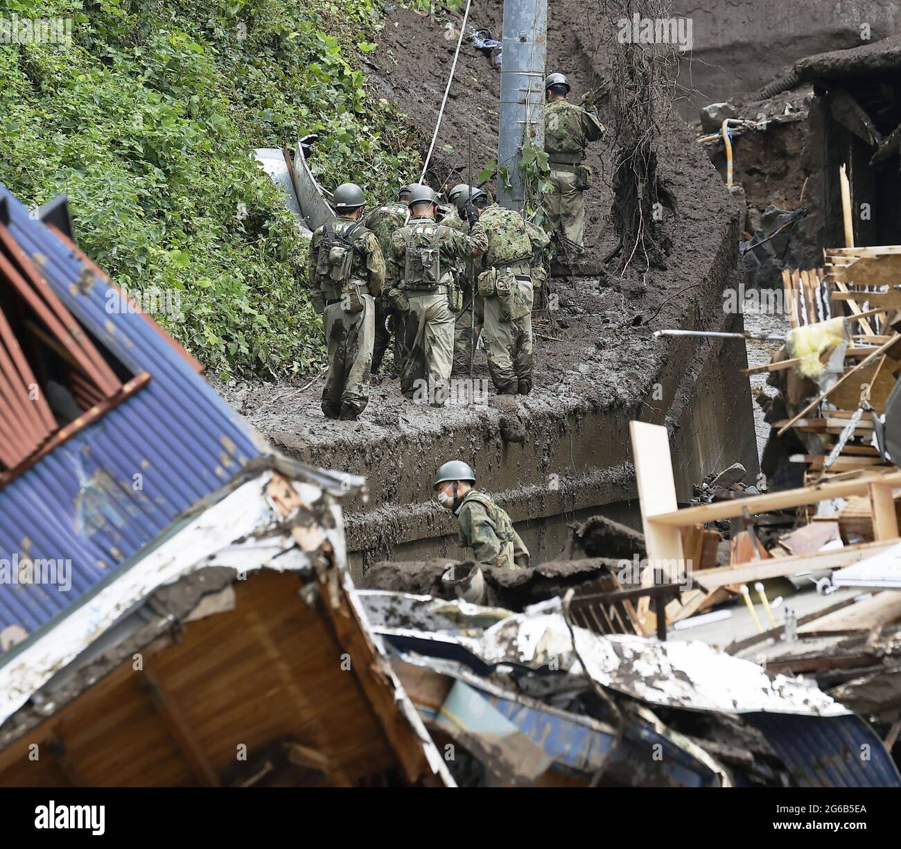 Tokyo, Japan. Search and rescue operations continue for missing people ...
