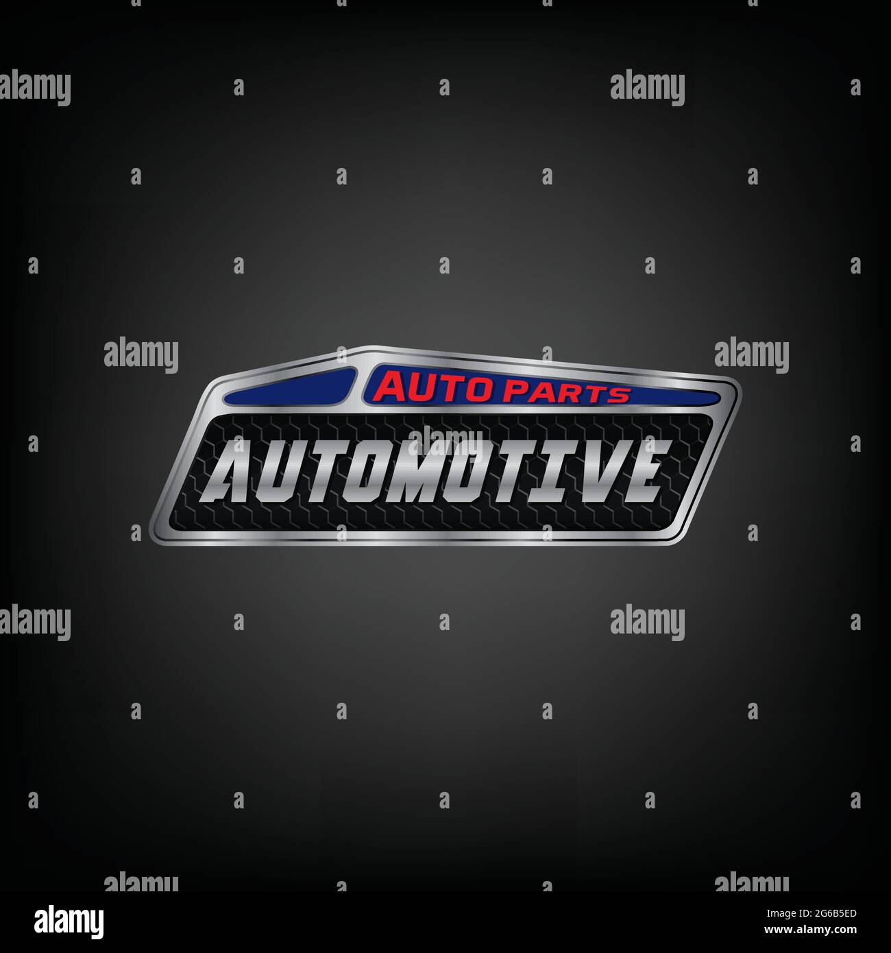 Chrome car badge Stock Vector Images - Alamy