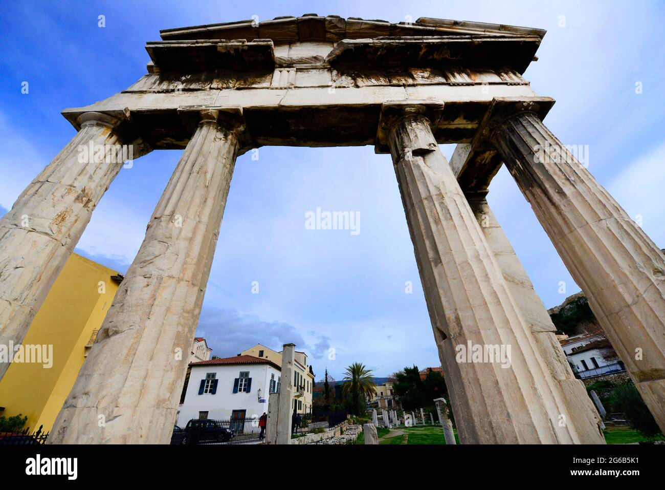 Gate of athena archegetis hi-res stock photography and images - Alamy