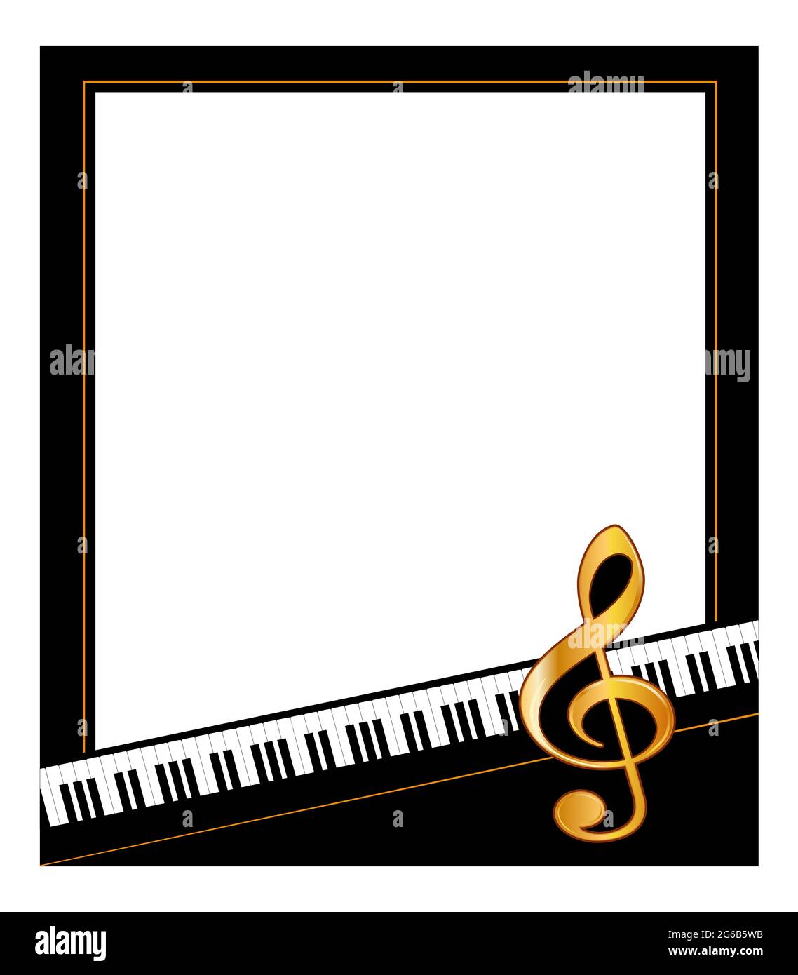 Gold Treble Clef High Resolution Stock Photography and Images - Alamy