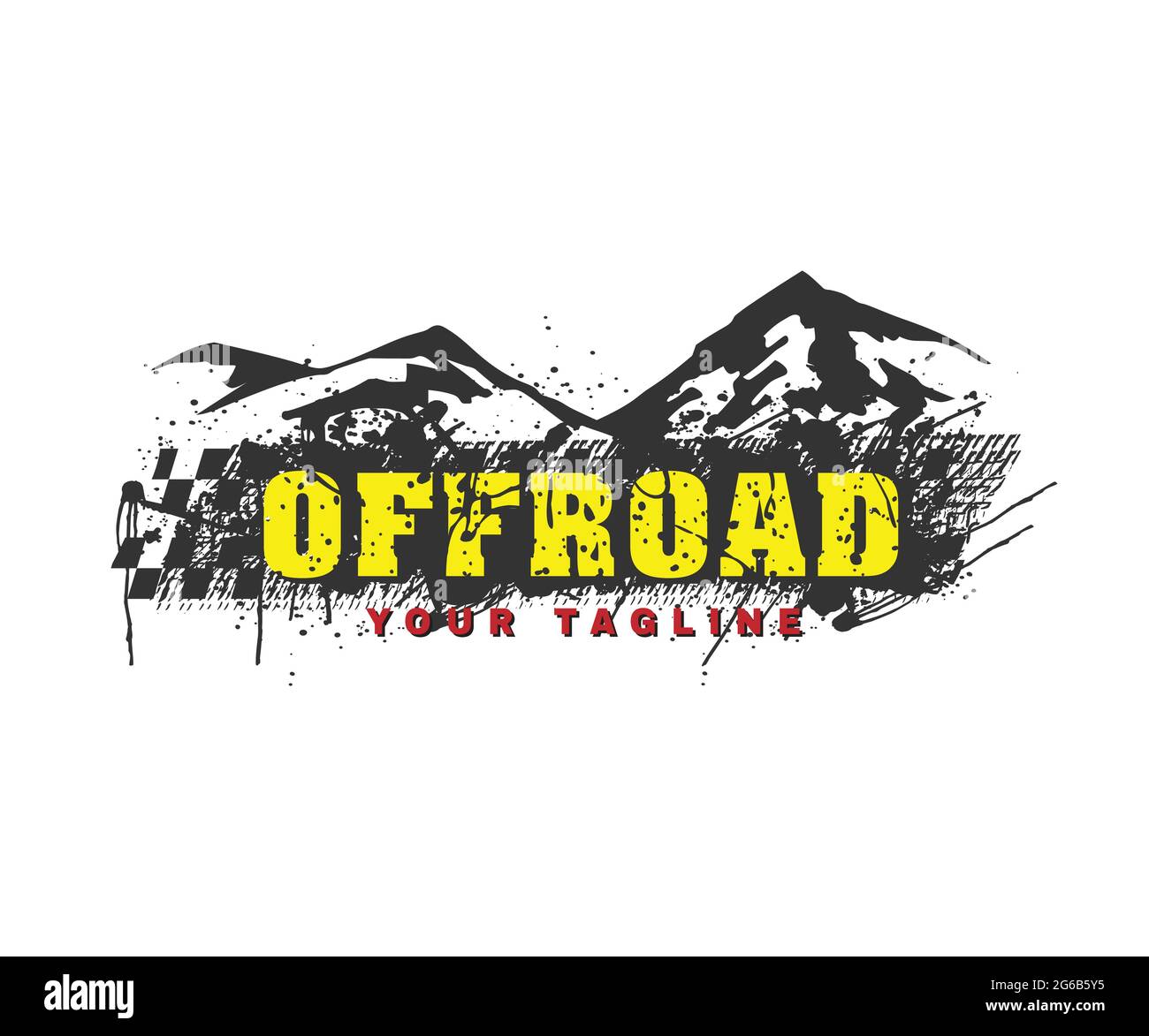 off road adventure logo vector illustration Stock Vector Image & Art ...