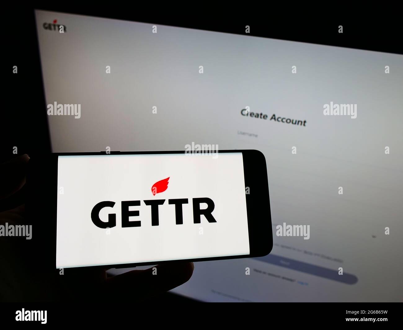 Gettr social hi-res stock photography and images - Alamy