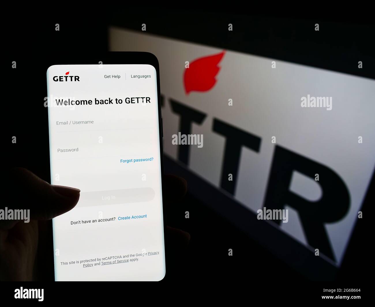 Gettr logo hi-res stock photography and images - Alamy