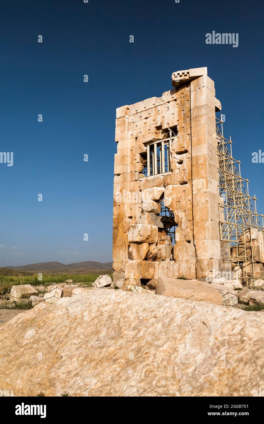 Pasargadae, Prison of Solomon(Zendan-e Soleiman), capital of the ...