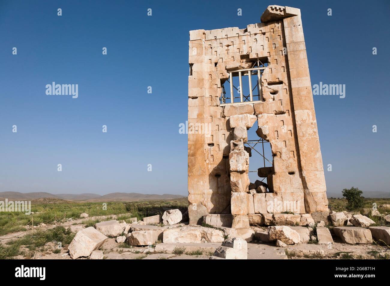 Pasargadae, Prison of Solomon(Zendan-e Soleiman), capital of the ...