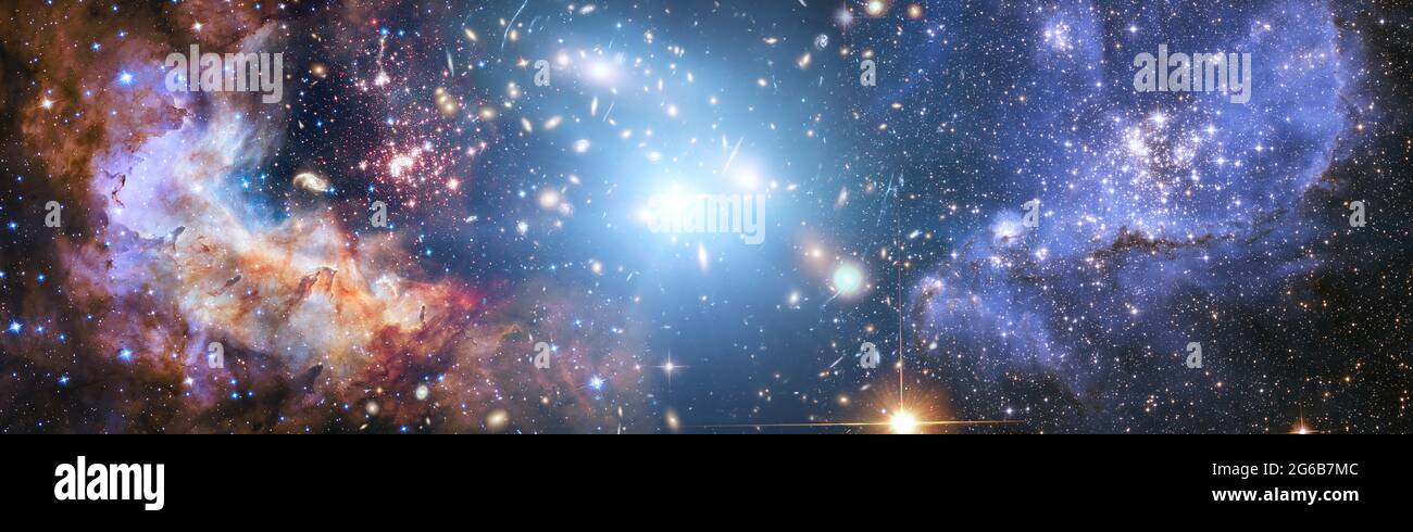 Mystical beautiful space. Unforgettable diverse space background ...