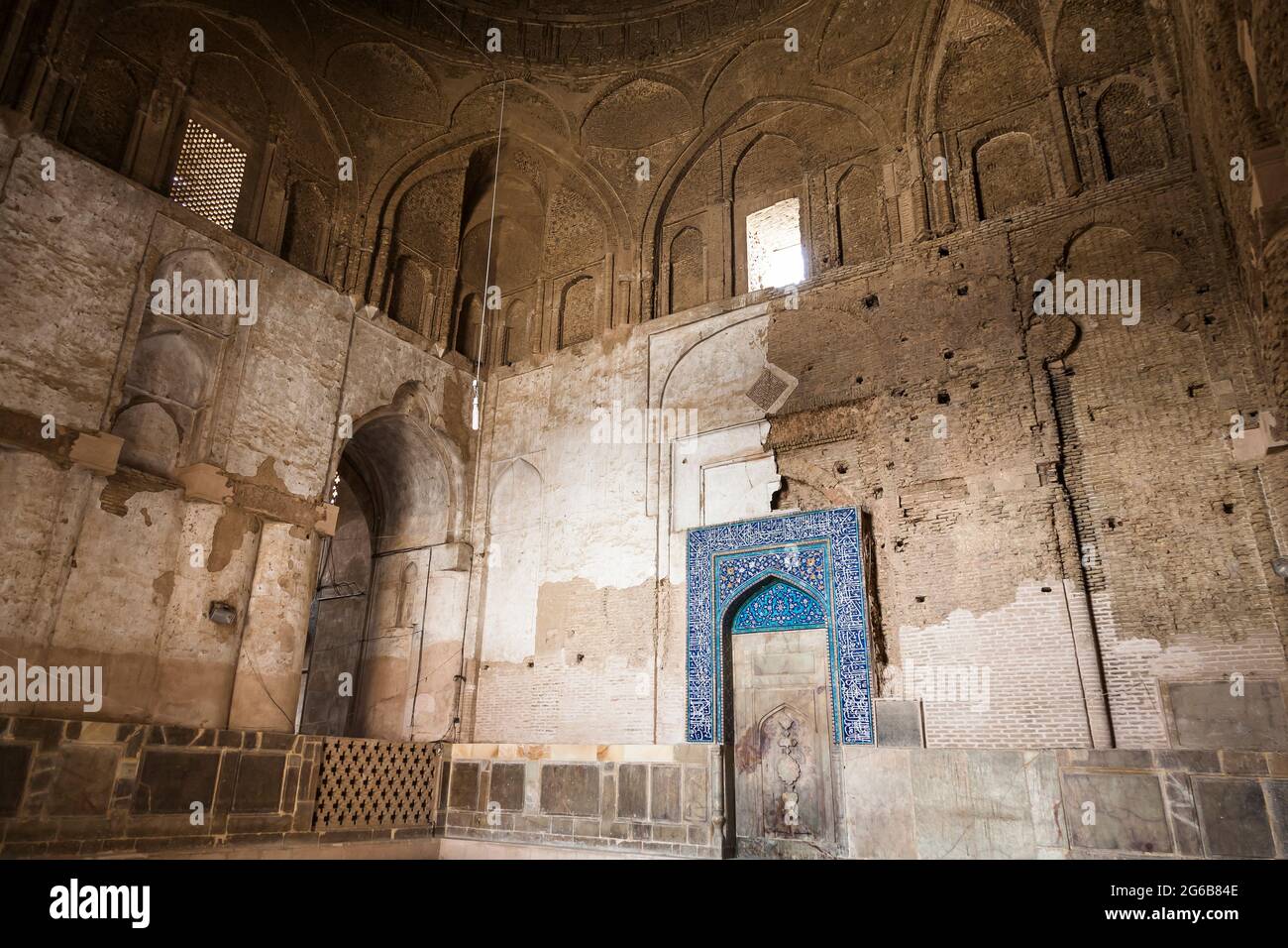 Mihrab of Friday mosque(Jameh mosque), Isfahan(Esfahan), Isfahan ...