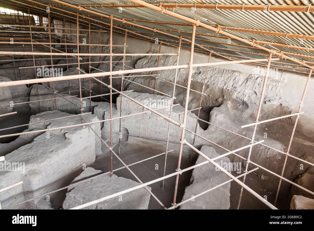 Excavation site of ancient Ecbatana hill, Hamedan(Hamadan), Hamadan ...