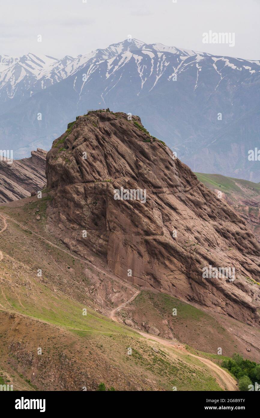 Alborz mountains fort castle hi-res stock photography and images - Alamy