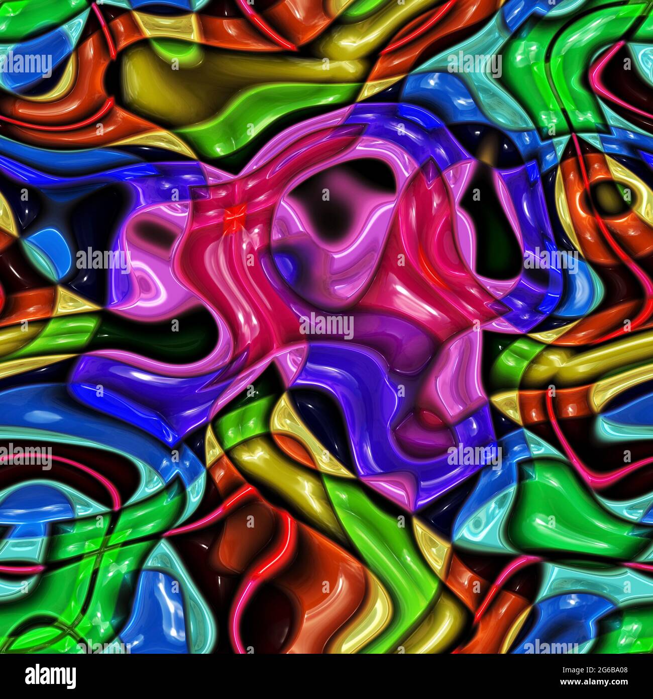 Colorful fluid shapes as abstract modern background design Stock Photo ...