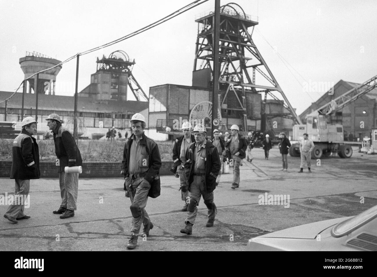 File photo dated 11/3/1985 of miners at Betteshanger Colliery. The ...