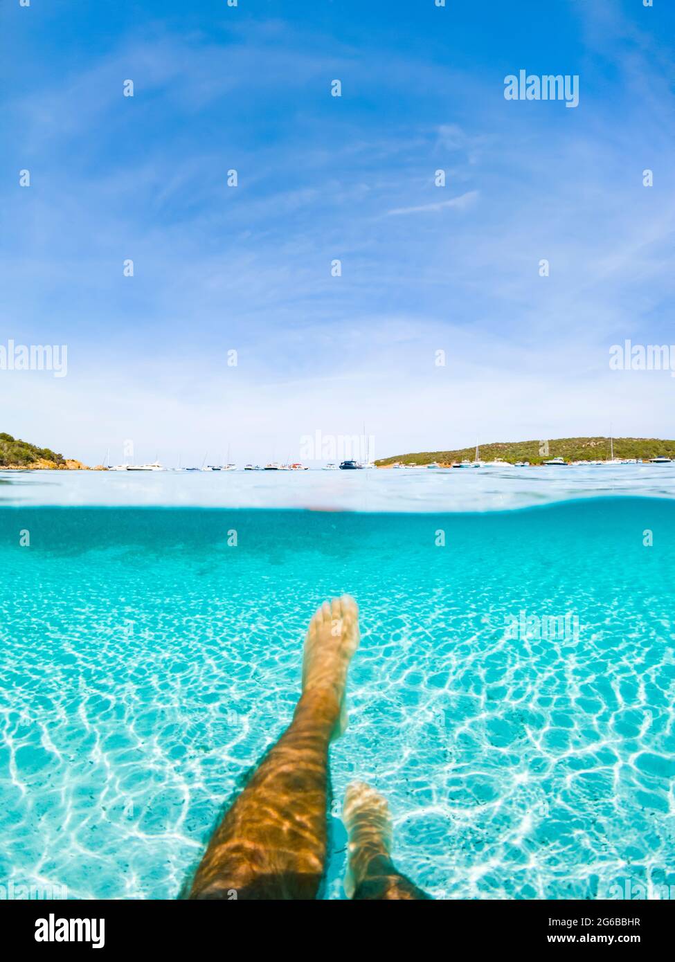 Half water half sand hi-res stock photography and images - Alamy
