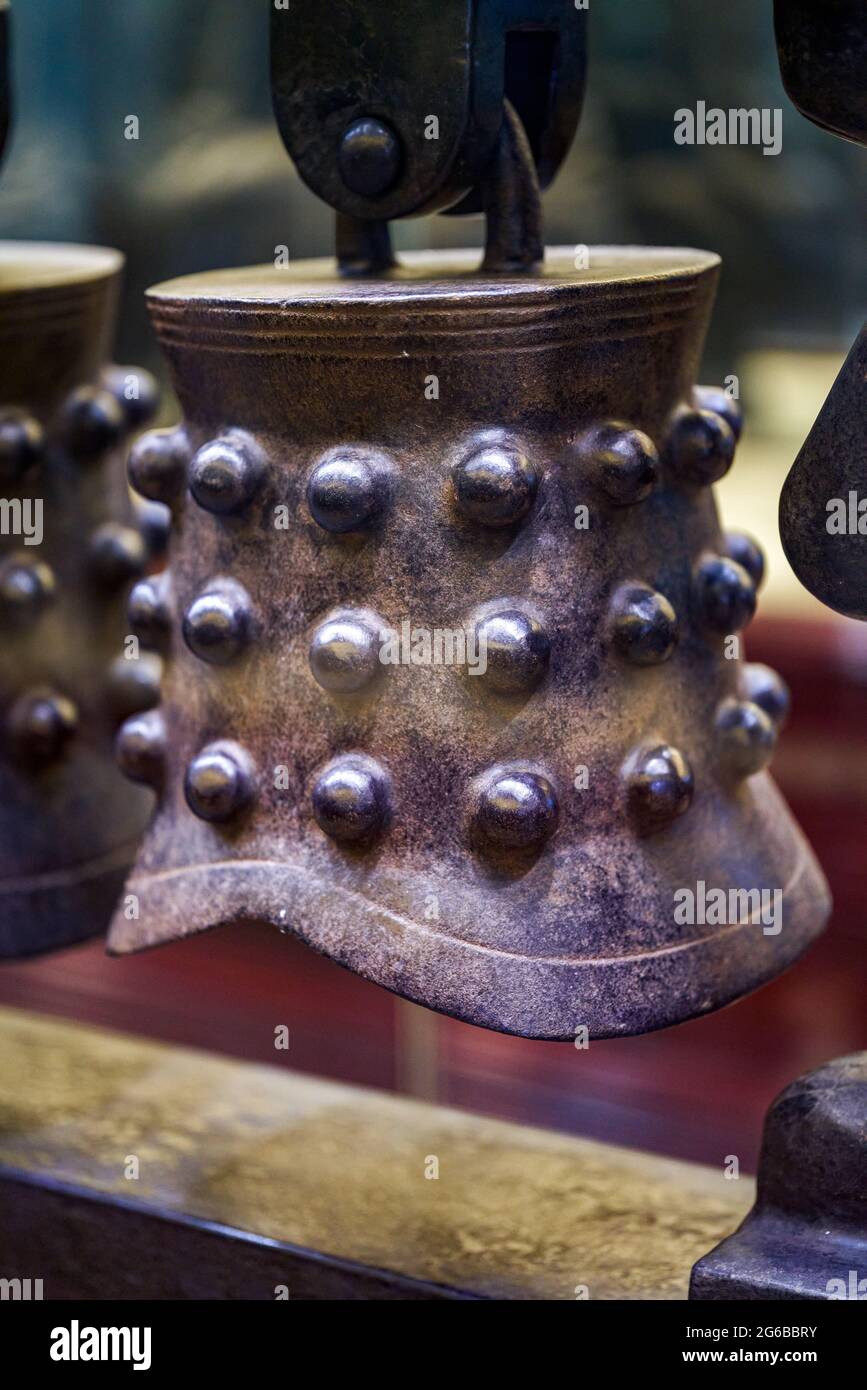 Close-up of a retro ancient Chinese ancient chime Stock Photo - Alamy