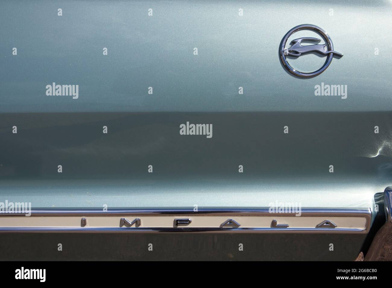 1963 Chevy Impala 2 Door Hardtop emblem Stock Photo - Alamy