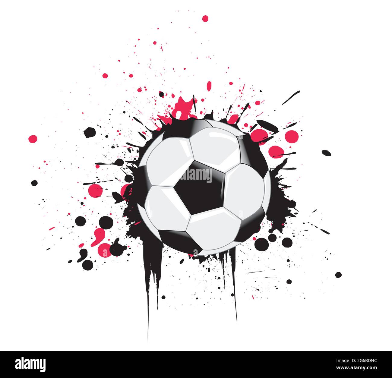 vector soccer ball illustration Stock Vector Image & Art - Alamy