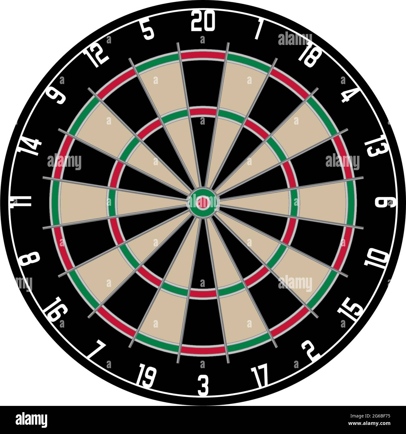 Dartboard on blackboard Stock Vector Images - Alamy