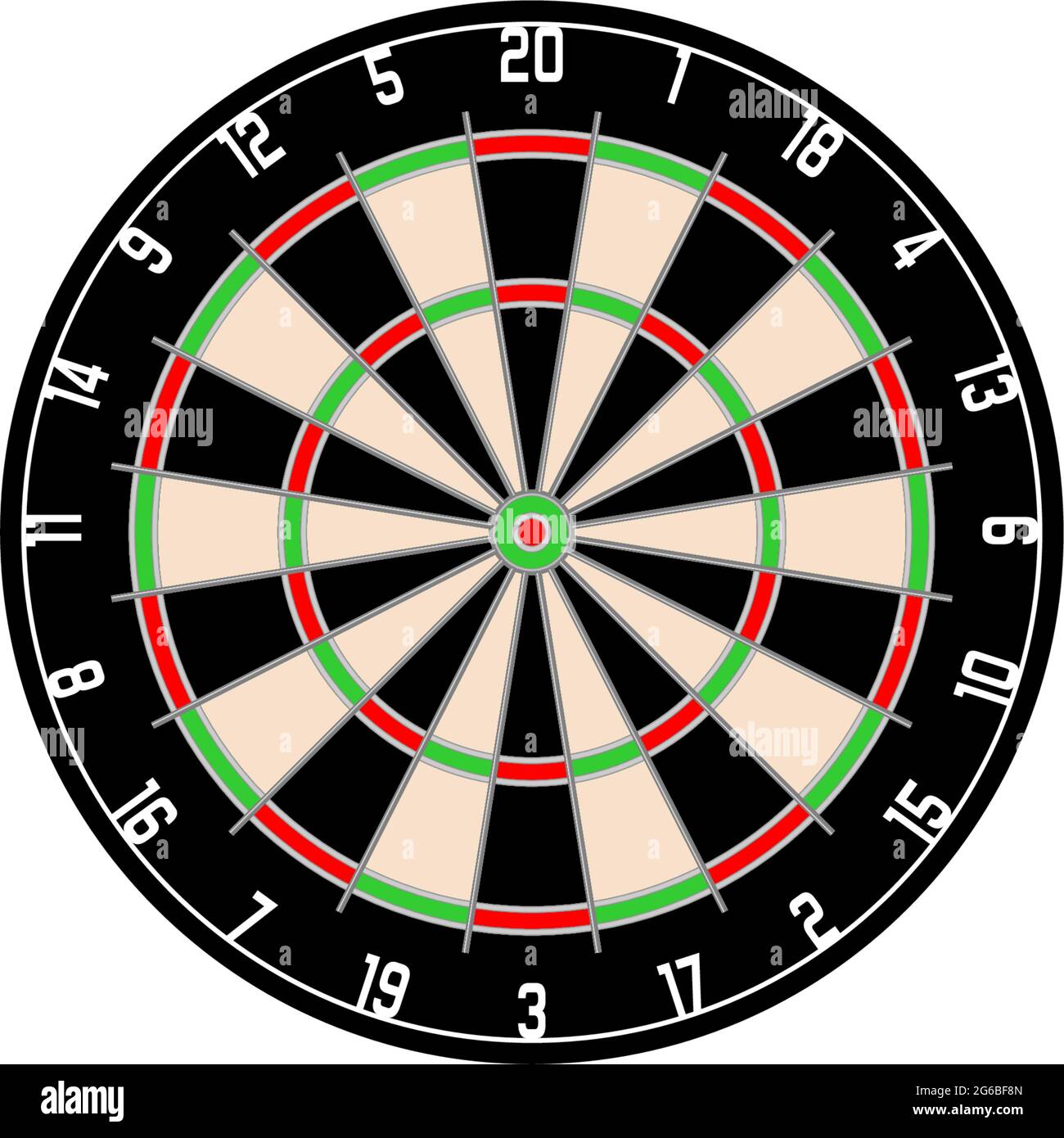 Dartboard on blackboard Stock Vector Images - Alamy