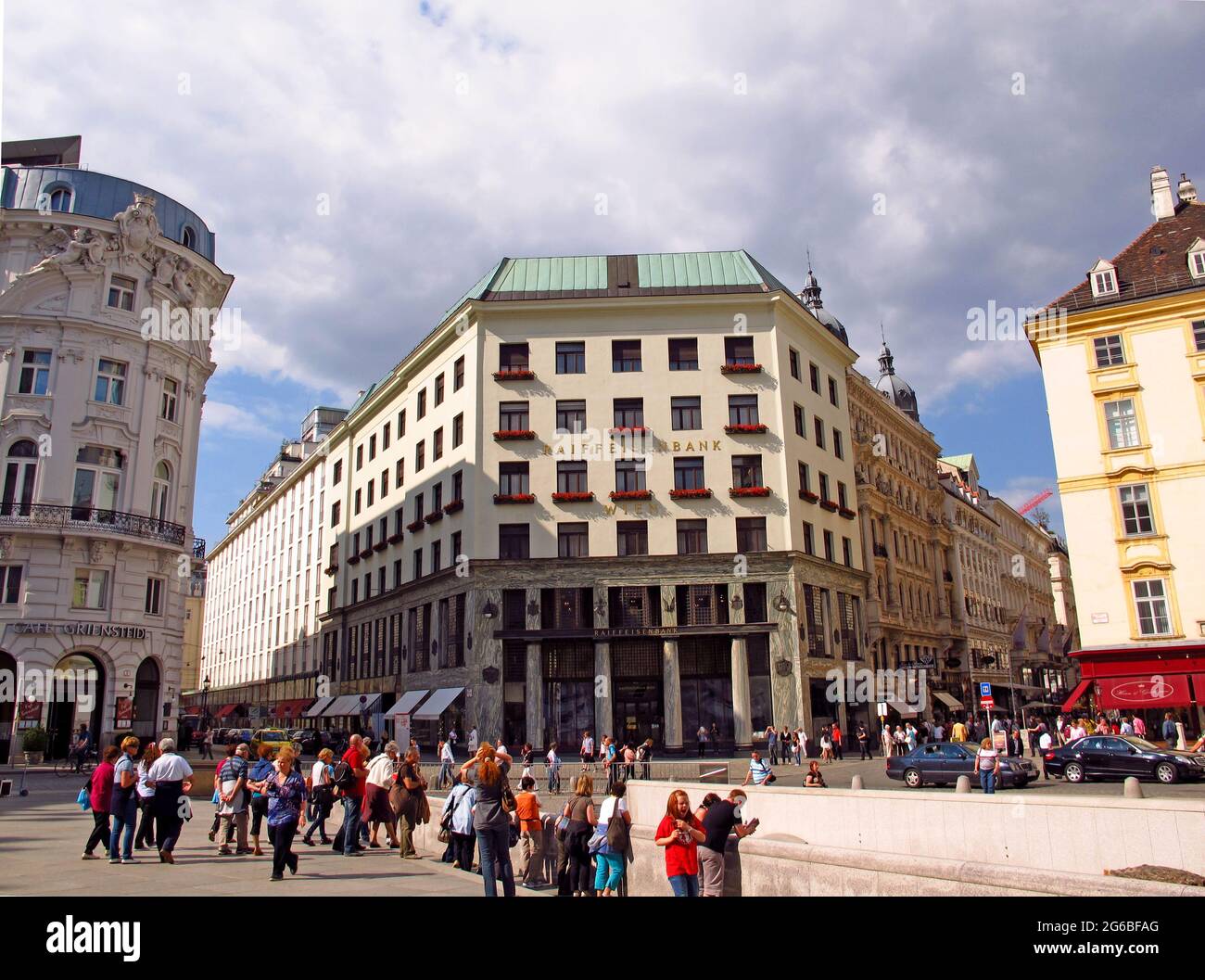 The street in Vienna, Austria Stock Photo - Alamy