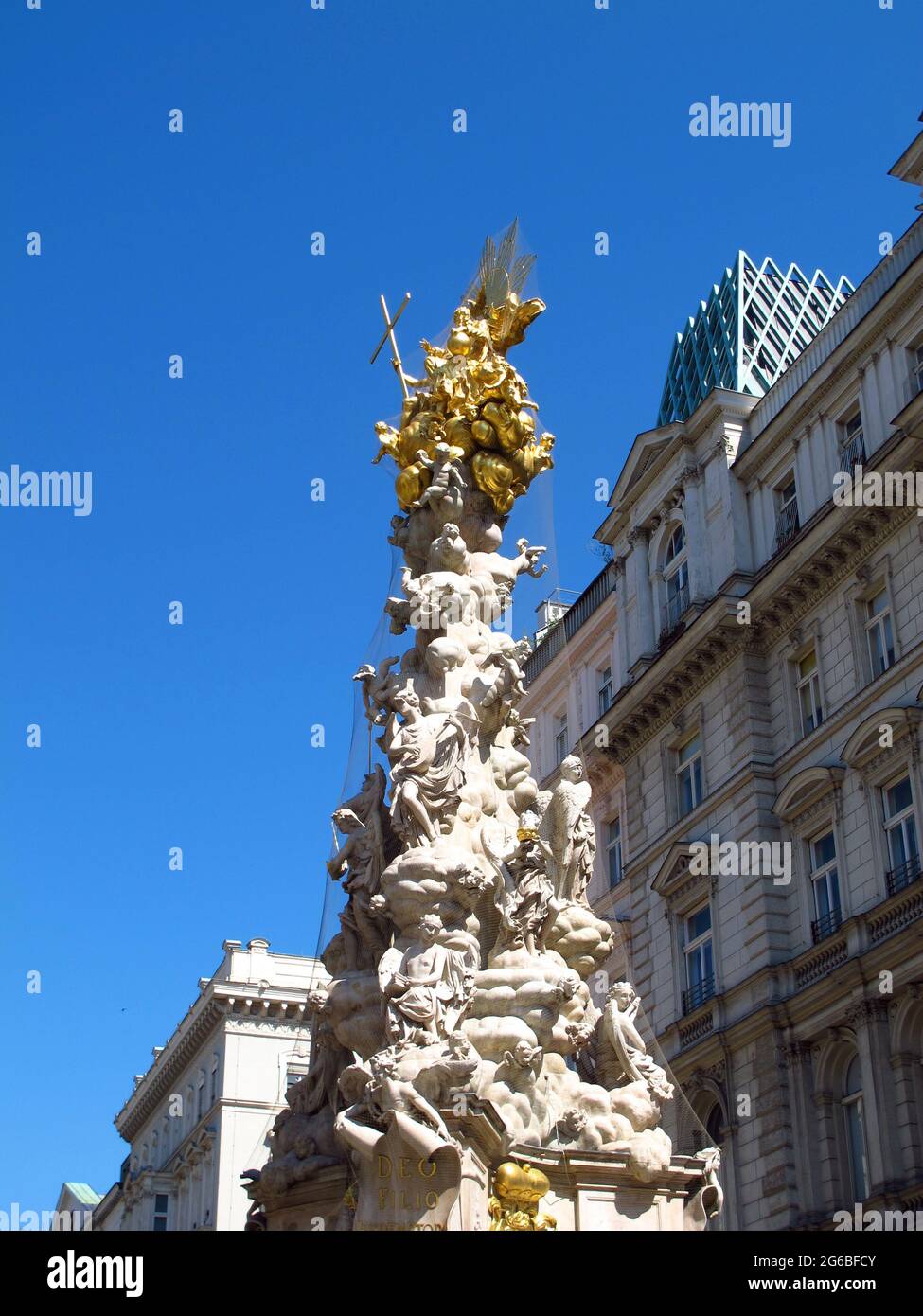 The monument in Vienna of Austria Stock Photo - Alamy