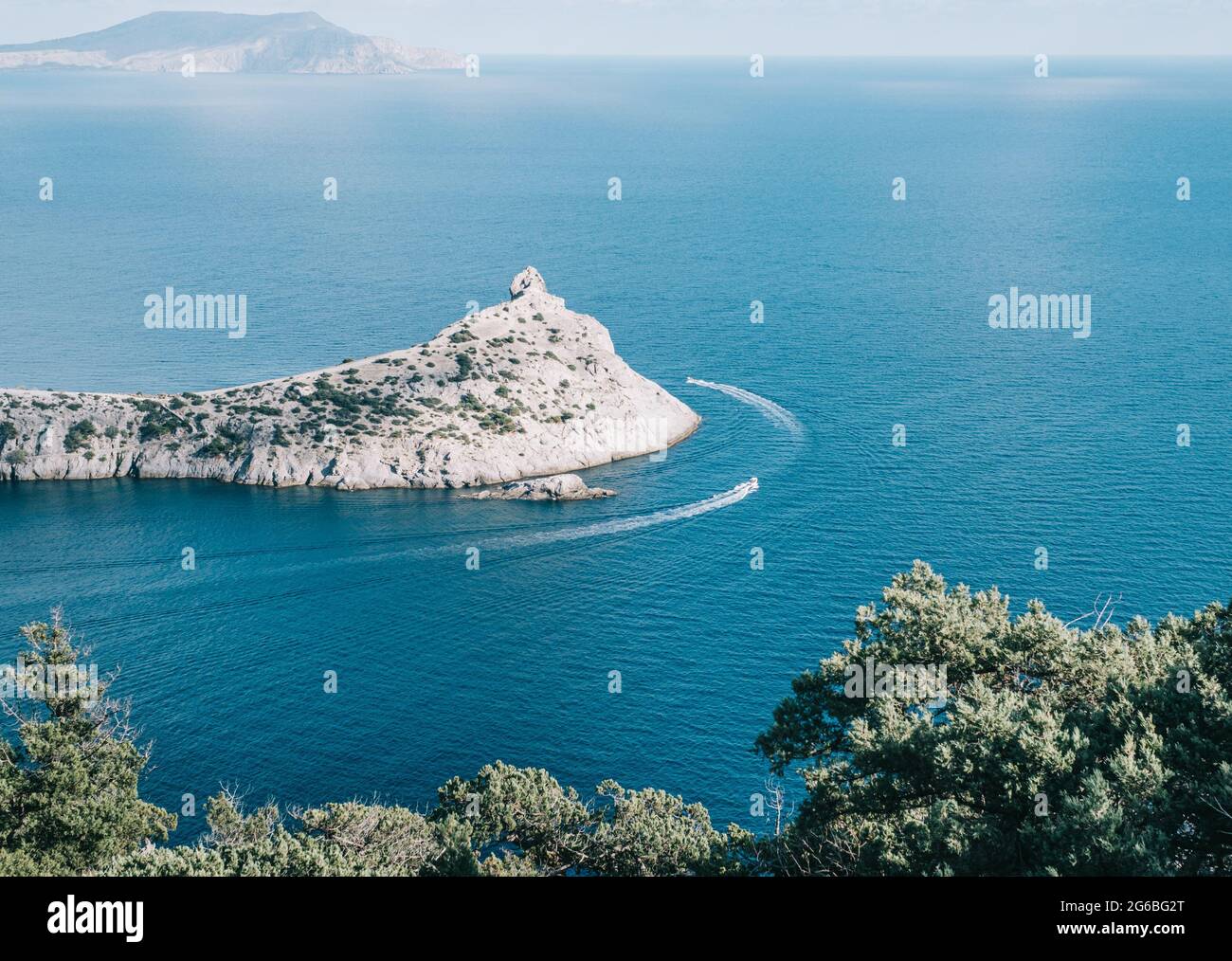 Popular tourist place, Cape Kapchik Stock Photo - Alamy