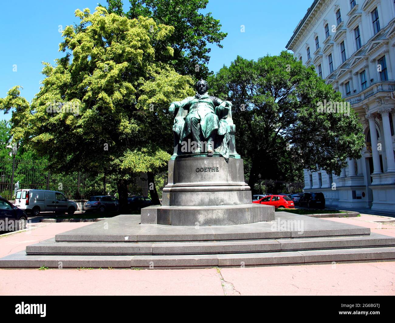 The monument in Vienna, Austria Stock Photo - Alamy