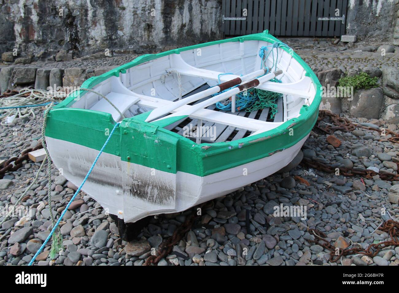 Fibreglass rowing boat hi-res stock photography and images - Alamy