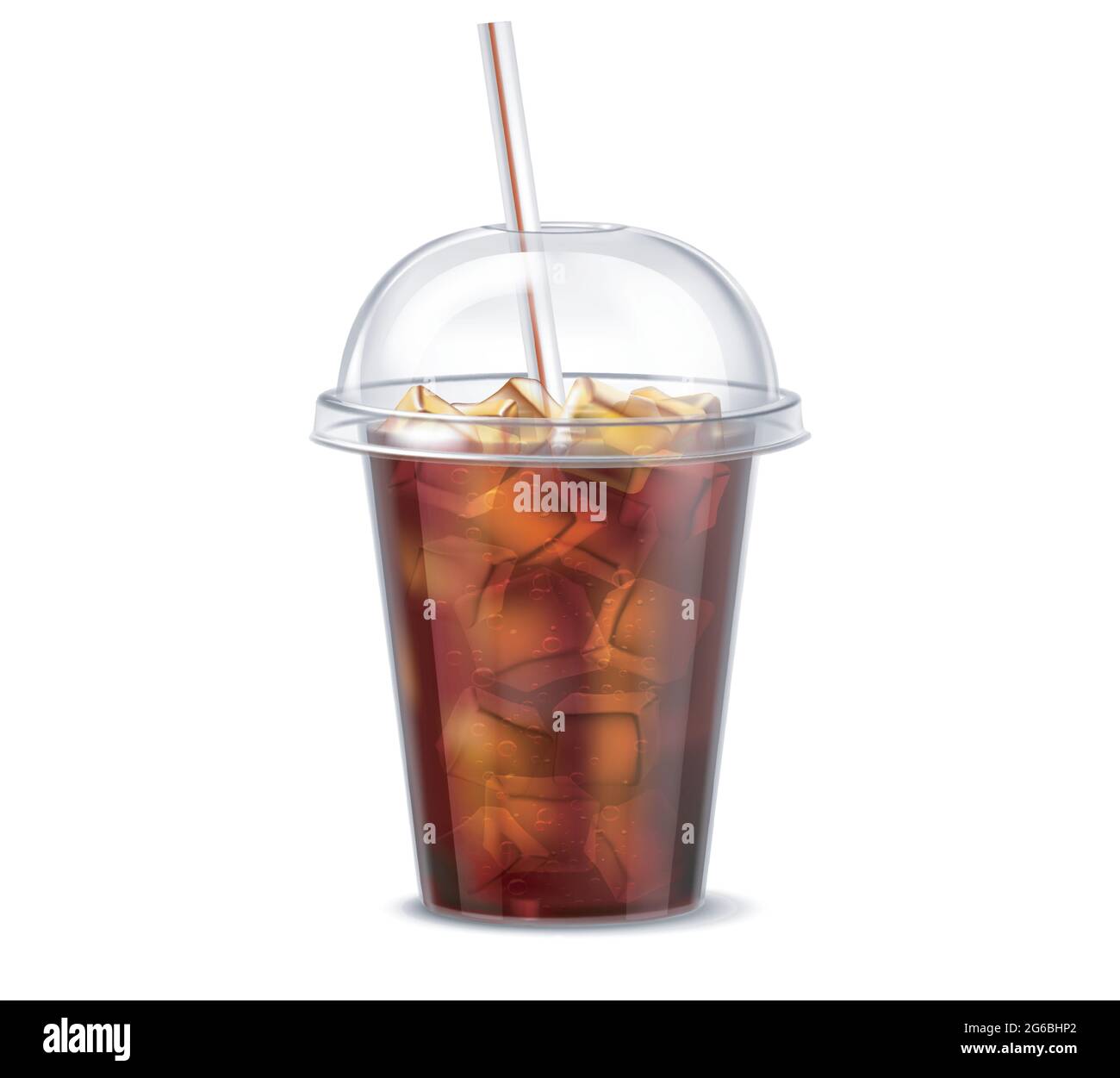 Clear takeaway cup Stock Vector Images - Alamy